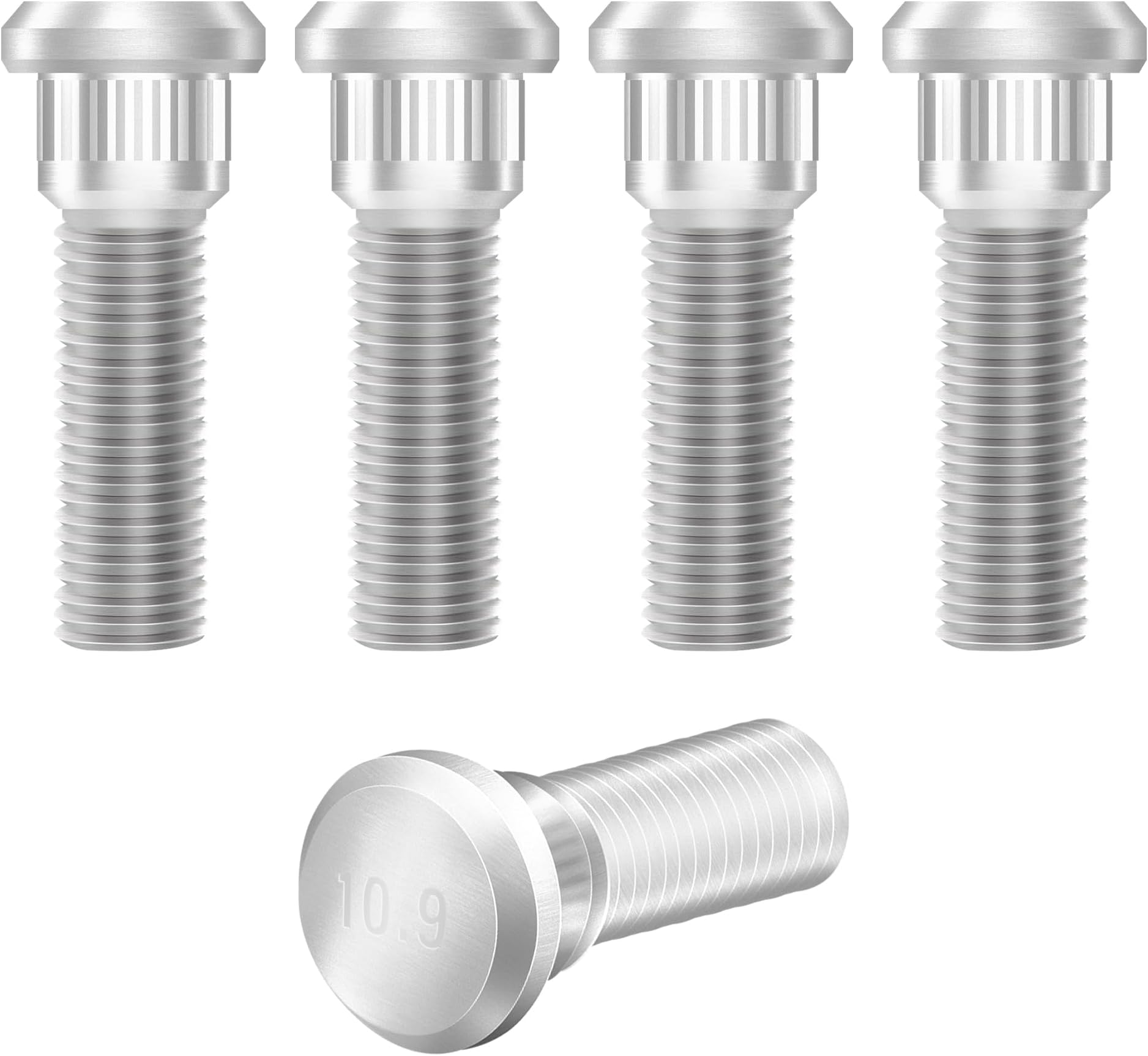 5PCS Wheel Studs,M12x1.5 Premium Steel Lug Bolts with 49mm Long,Wheel ...