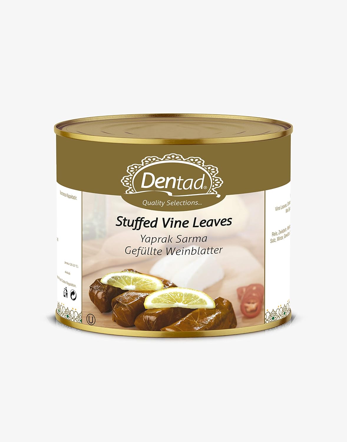 Amazon.com: Dented 2kg SVL Dented Stuffed Grape Leaves with Rice ...