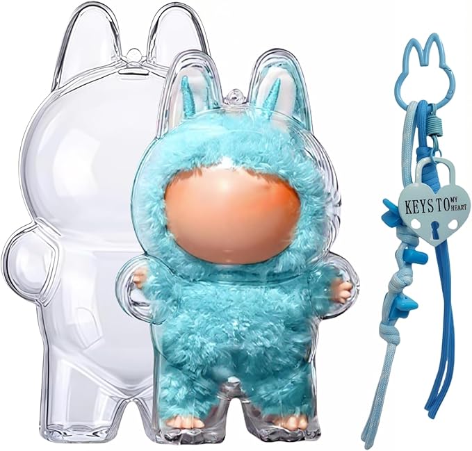 Amazon.com: USHJNV Multicolored Protective Case for LABUBU, High Clear ...