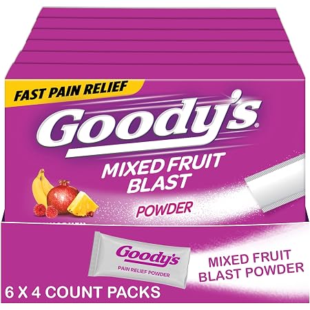Amazon.com: Goody's Extra Strength Headache Powder, Mixed Fruit Blast ...