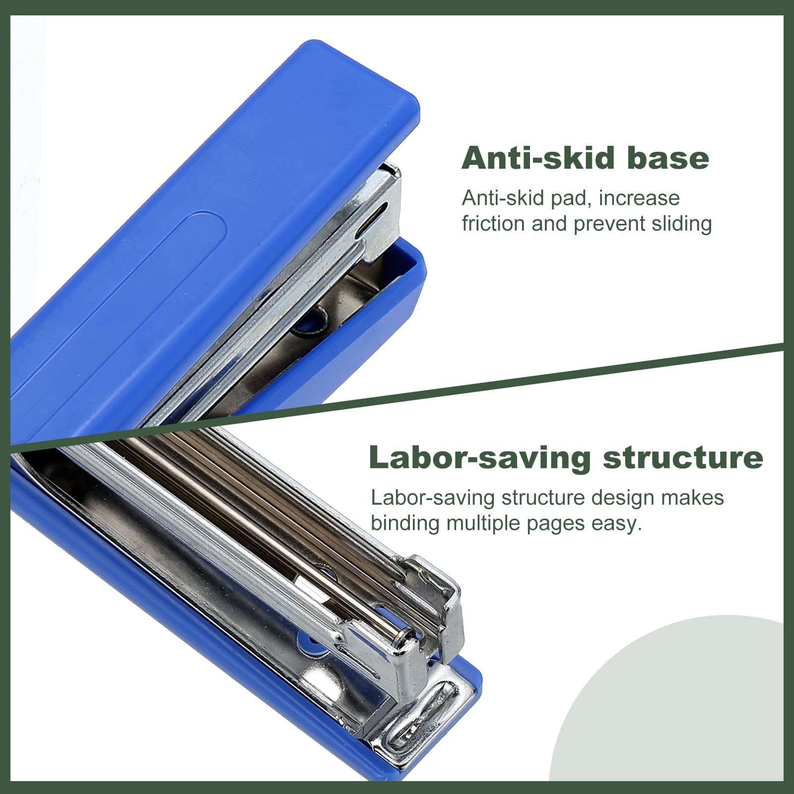 PATIKIL M&G Desktop Stapler, 15 Sheet Capacity Office Stapler Staple ...