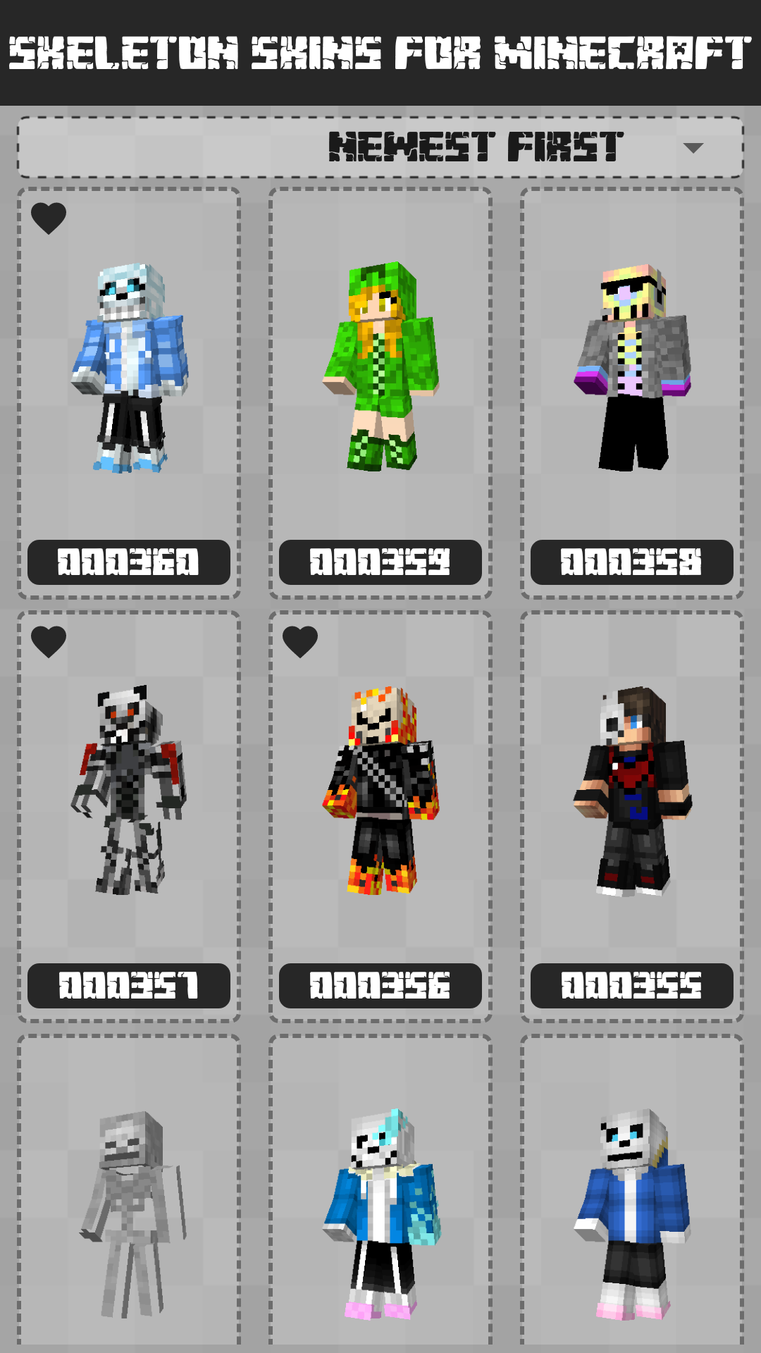 Skeleton Skins for Minecraft PE-Amazonアプリストアのアプリ