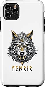 Amazon.com: iPhone 11 Pro Max Fenrir Wolf Of Odin Old Norse Mythology Viking Celtic Fenris Case ...