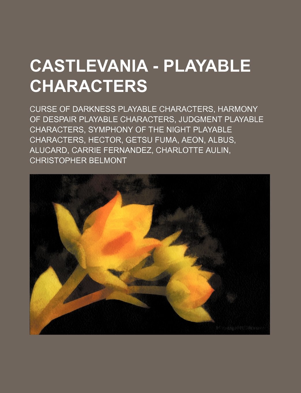Amazon.co.jp: Castlevania - Playable Characters: Curse of Darkness ...