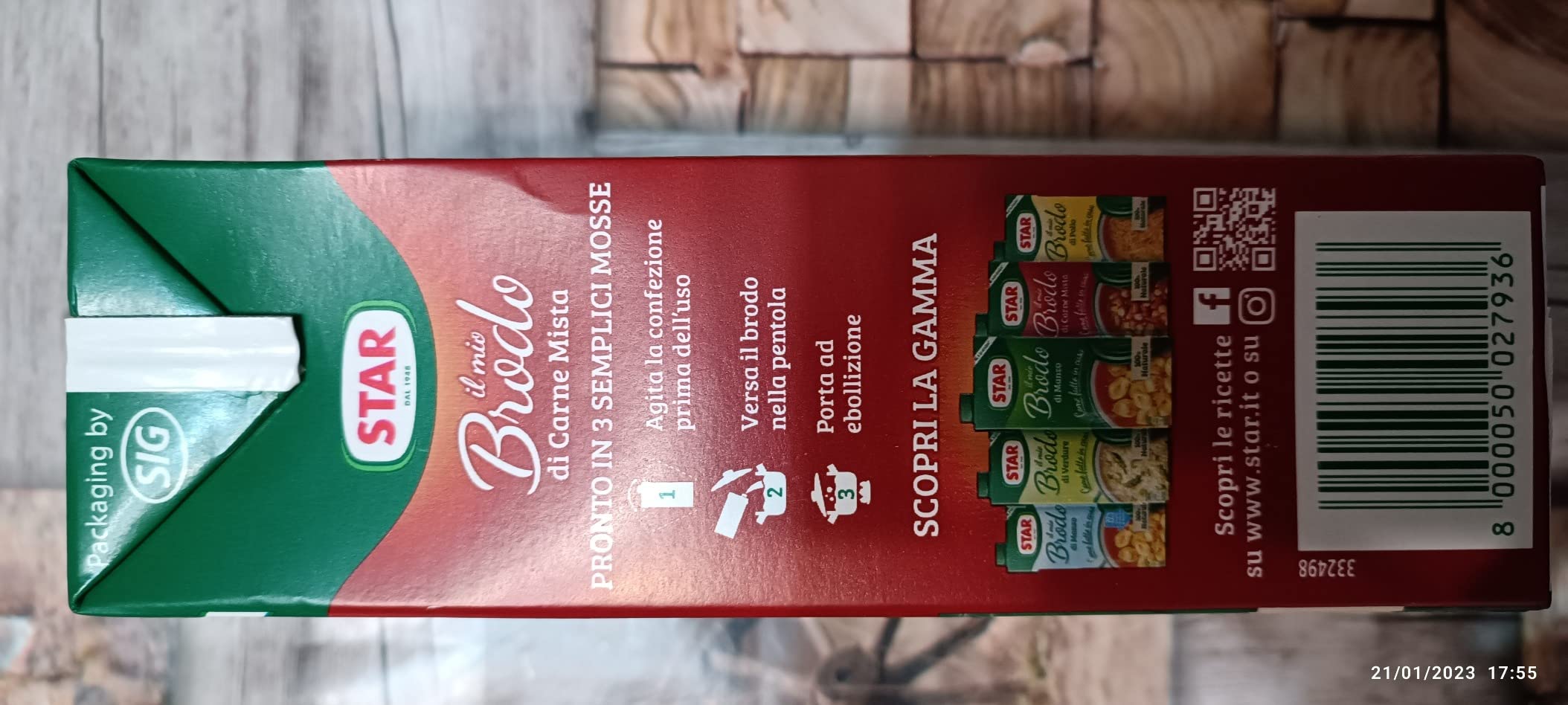 STAR Il Mio Brodo di Carne Mista, 1L, brodo liquido pronto, 100% ...