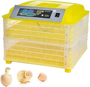 Amazon.co.jp: Egg Incubator, 96 Eggs Digital Incubator, Temperature and ...