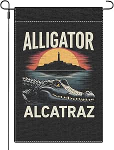 Amazon.com : Alligator Alcatraz Flags Vintage Banners For Lighthouse ...