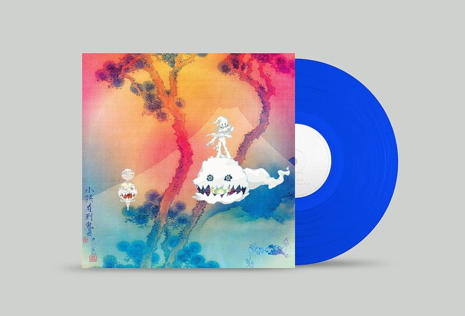 Kids See Ghosts - Exclusive Limited Edition Translucent Blue Colored ...