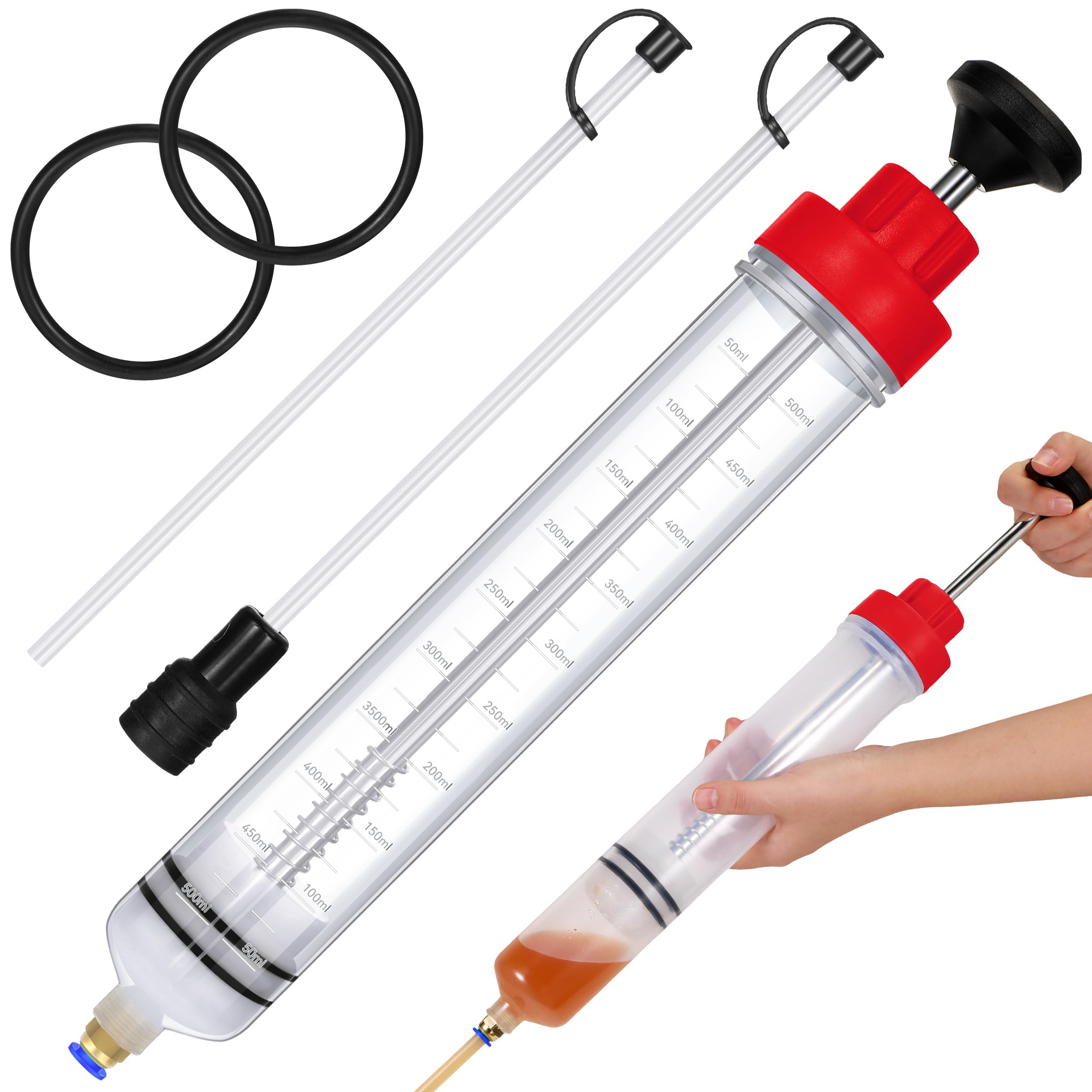 Snapklik.com : Gisafai 500cc Fluid Extractor Automotive Pump Manual Oil ...