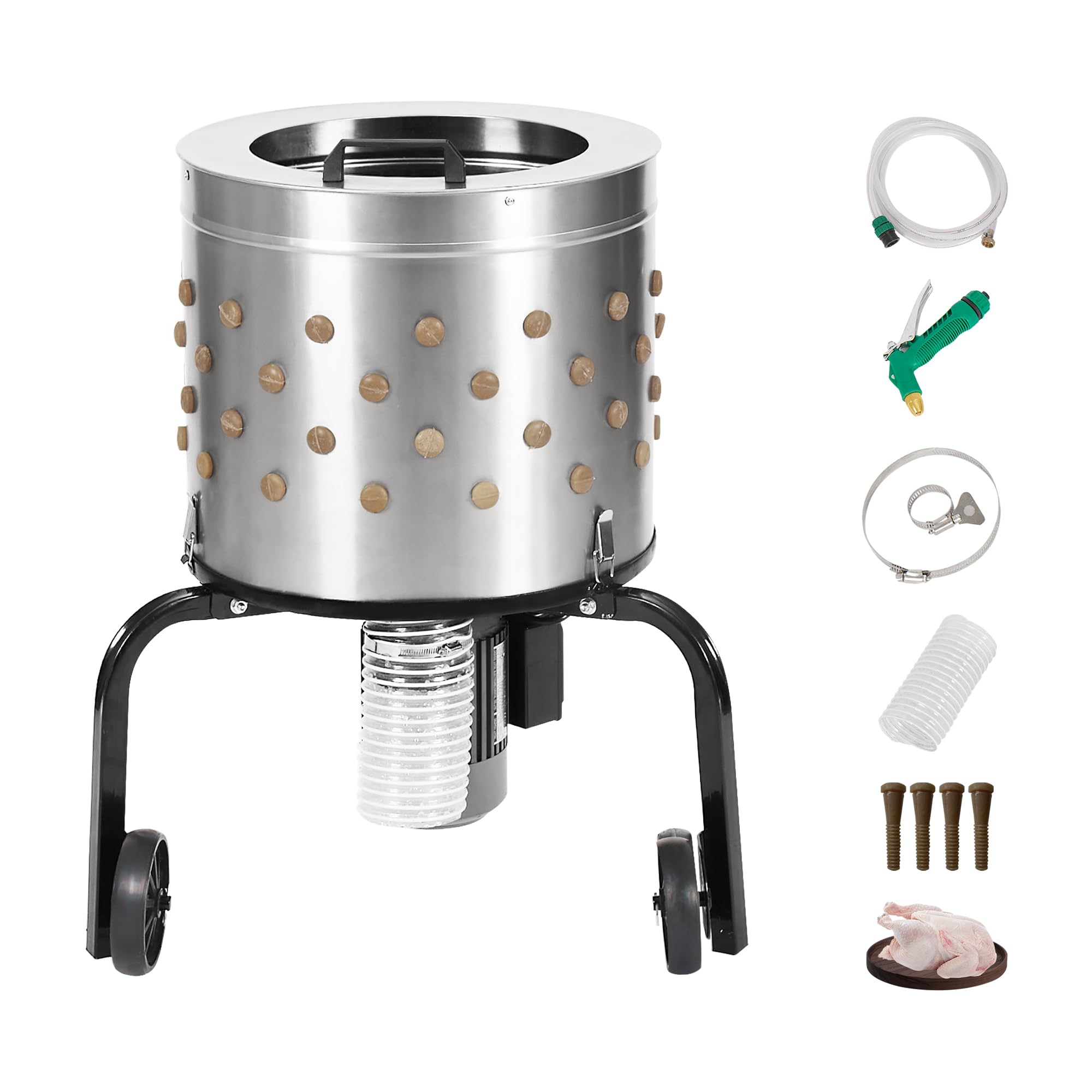 Amazon.com : JOPHUN Commercial Chicken Plucker, Poultry De-featherer ...