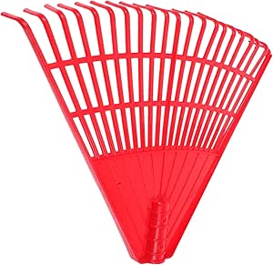 ifundom Heavy Duty Plastic Leaf Rake for Lawns Lightweight Garden Tool ...