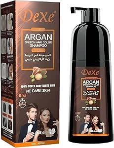 Happiness Beauty DEXE Argan Oil Hair Color Shampoo 420ML man/woman ...