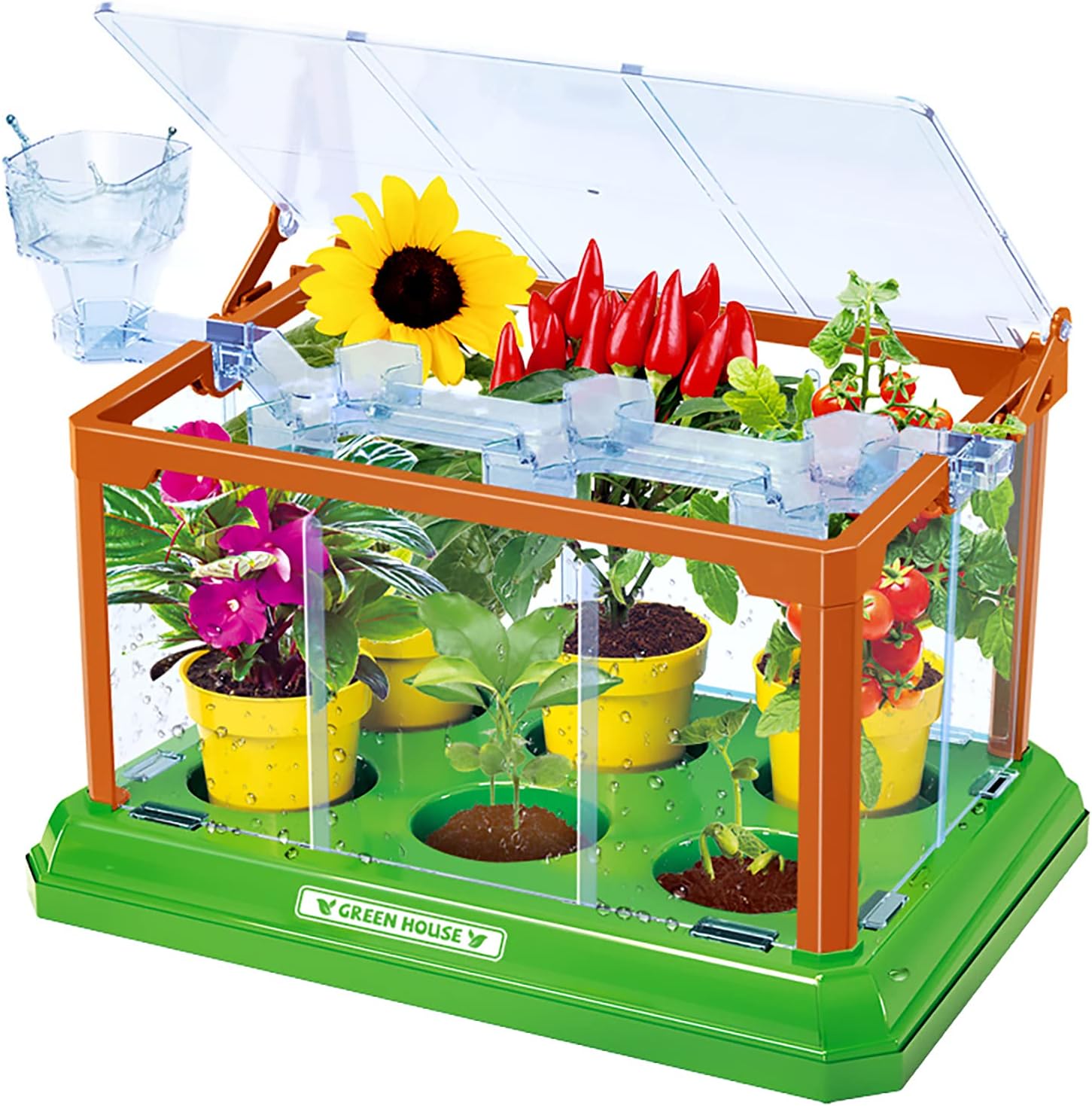 Amazon.com : Sunnychicc 2 Sets of Plant Growing Kit with Drip ...