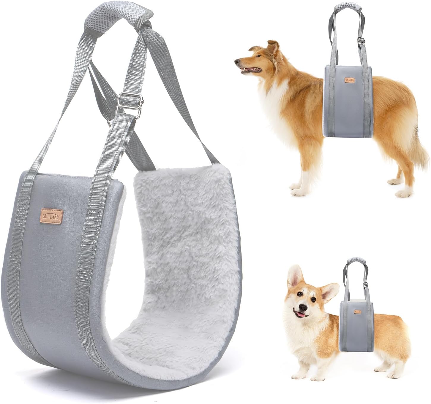 Amazon.com : GingerLead Dog Sling Hip Lift Harness, Tall Male fits Tall ...