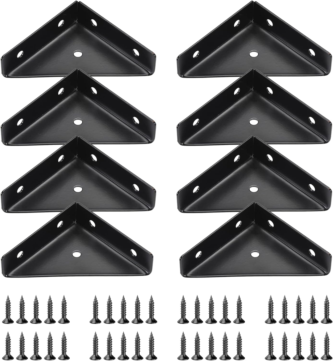 Amazon.com: LANMIERT 8Pcs Corner Brace Brackets 66mm x 66mm Bed Corner ...