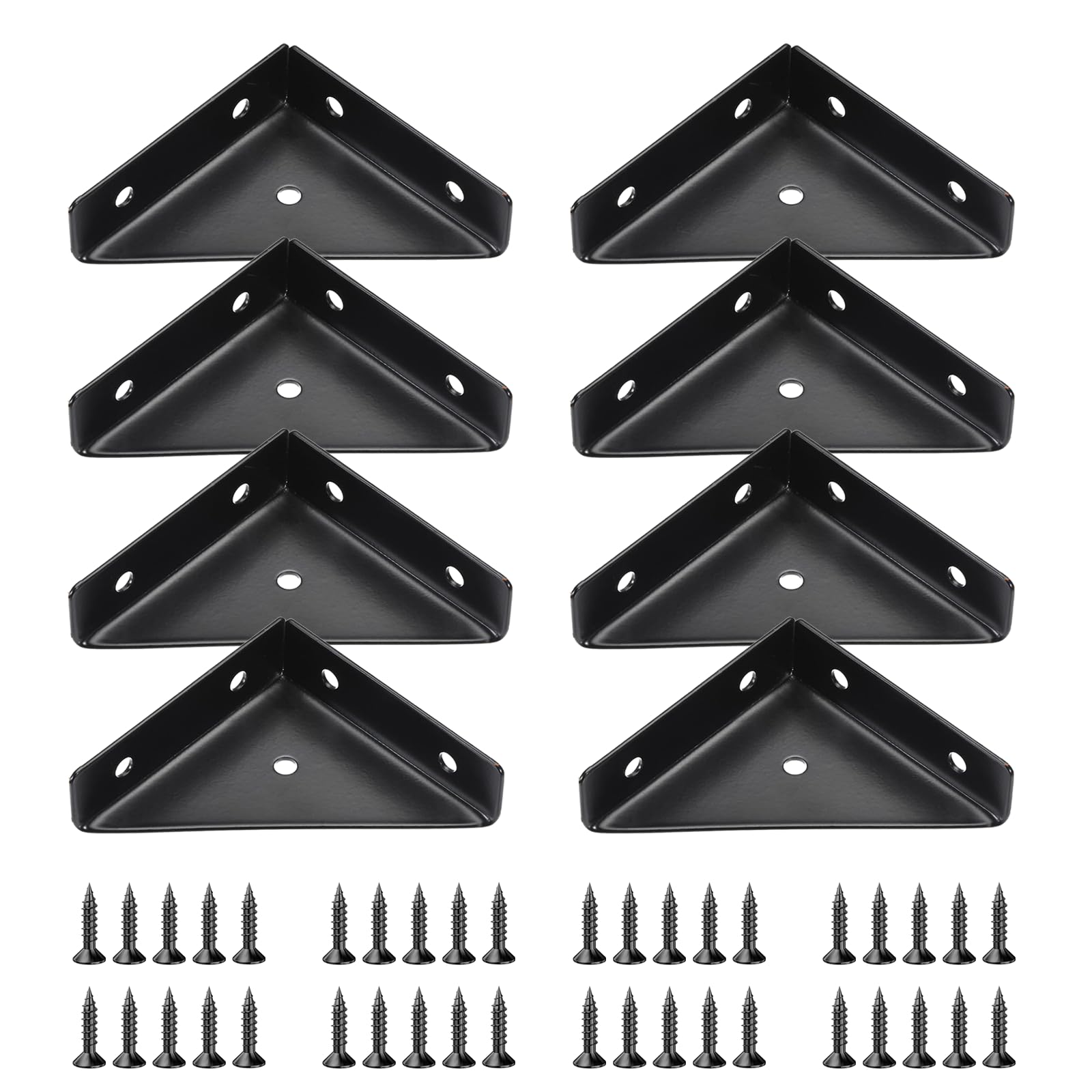Snapklik.com : LANMIERT 8Pcs Corner Brace Brackets 66mm X 66mm Bed ...