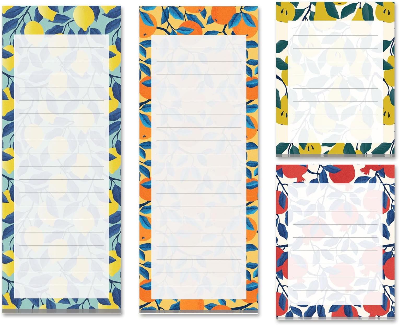 Amazon.com : Magnetic Notepads in Large and Small Sizes for Fridge (4 ...