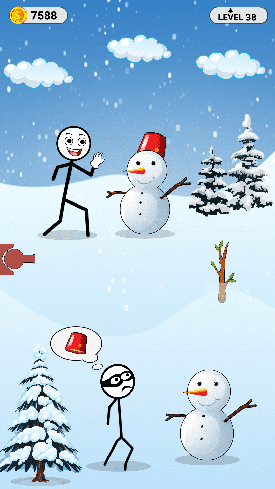 Stickman Thief Puzzle Brain IQ test tricky thief puzzle simulator ...