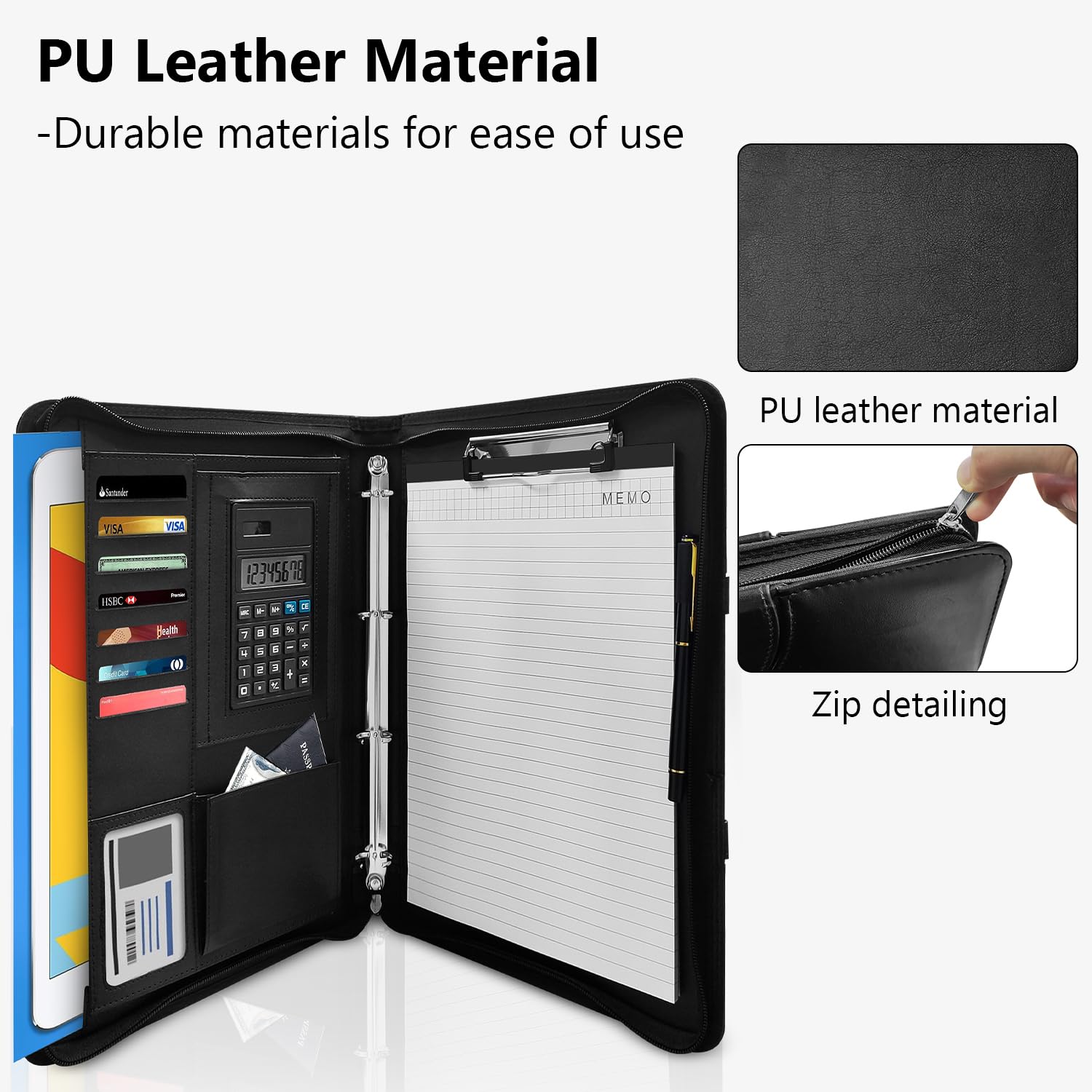 Portfolio Folder Sweet Journal A4 Size Enclosed Clipboards File Folder ...