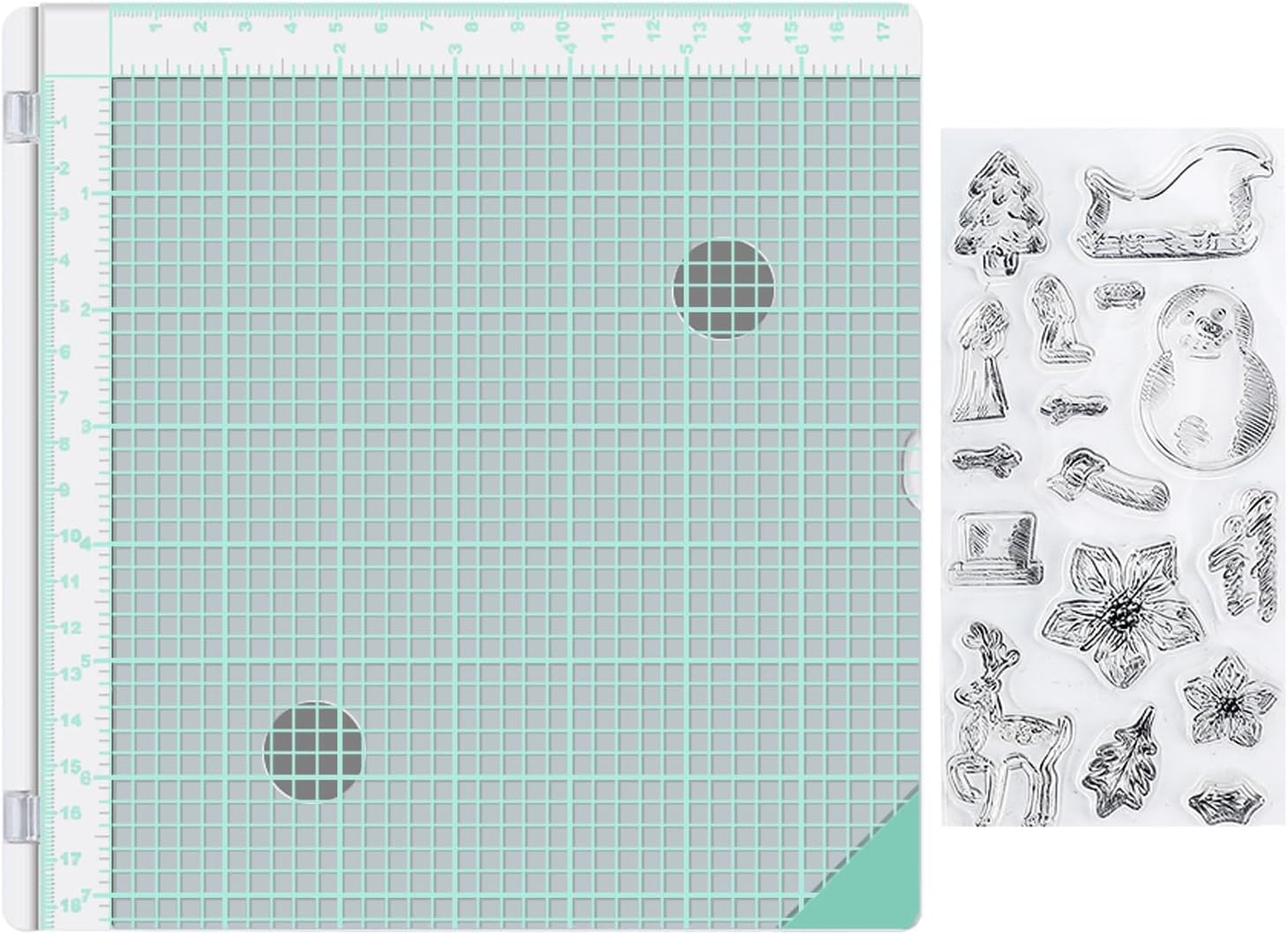 Amazon.com: yescuting Stamp Platform Position Tool and 7" x 7" Base for ...