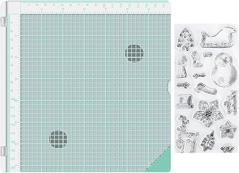 Amazon.com: yescuting Stamp Platform Position Tool and 7" x 7" Base for ...
