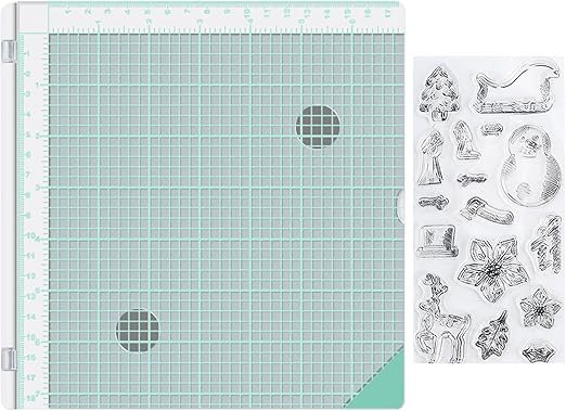 Amazon.com: yescuting Stamp Platform Position Tool and 7" x 7" Base for ...