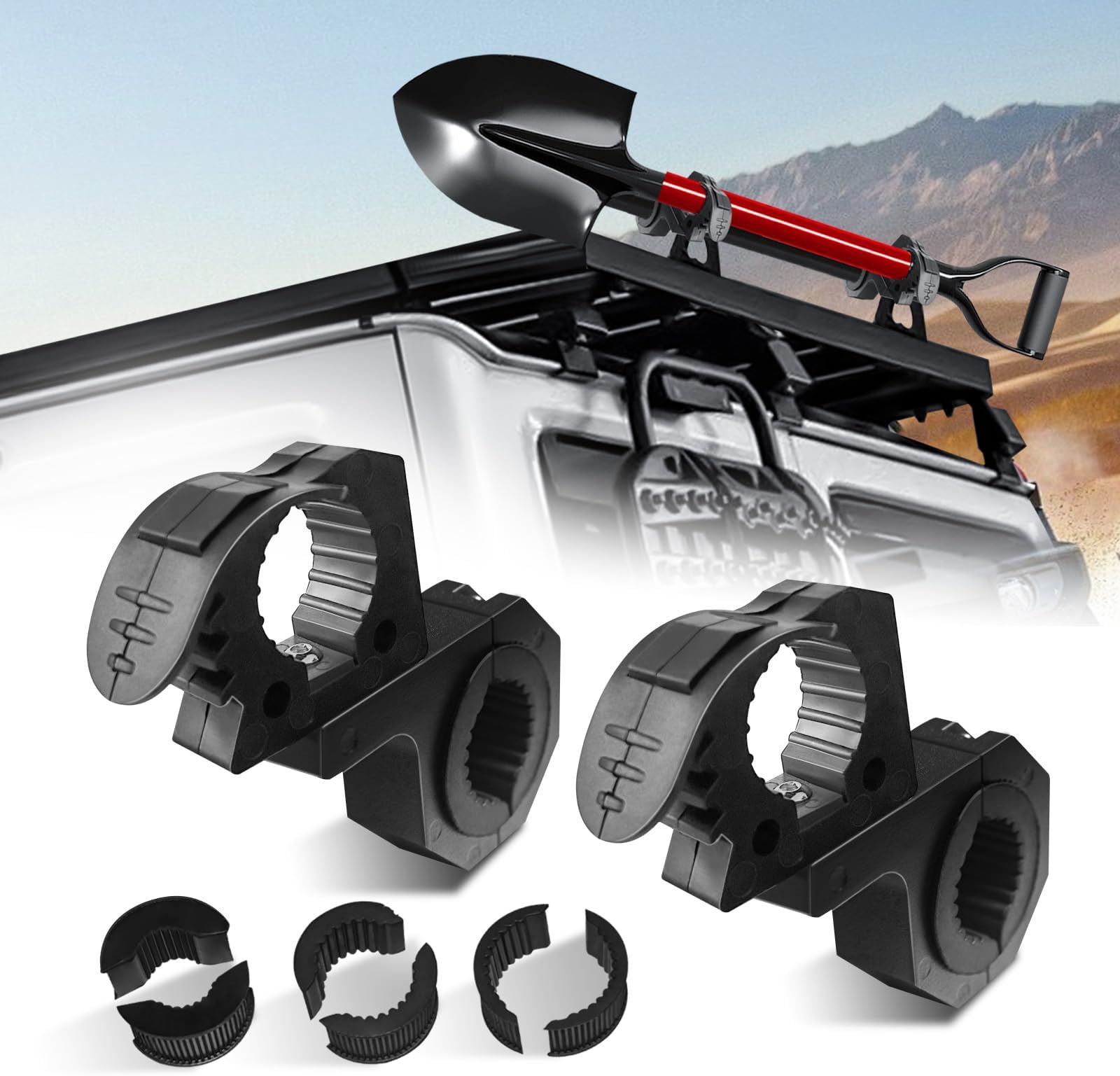 Amazon.com: 2-Pack Quick-Release Rubber Clamp with Roll Bar Clamps ...