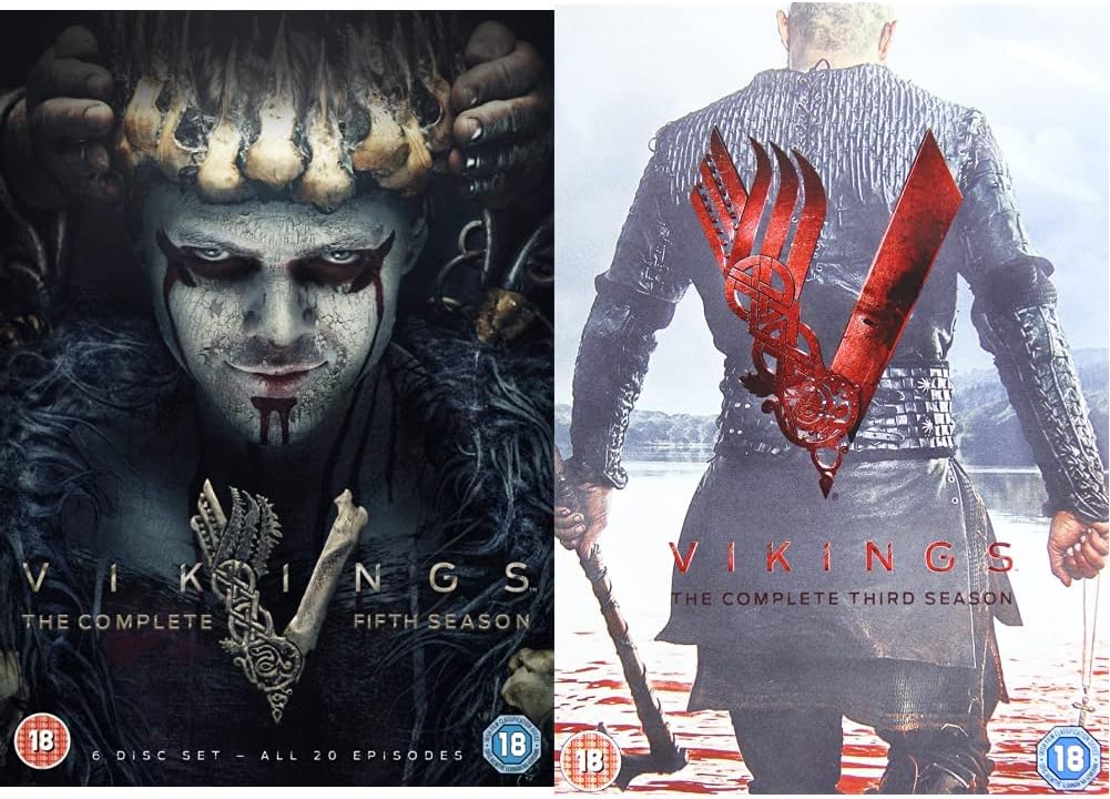 Vikings: Season 5 [DVD] [2017] [2019] & Vikings: Season 3 [DVD] [2015 ...