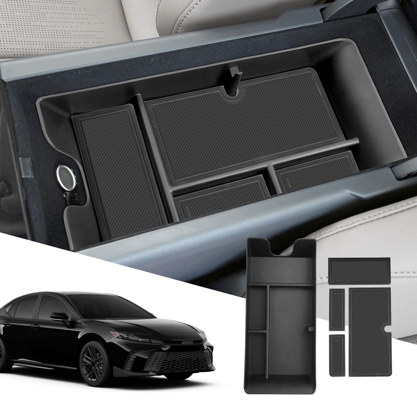 Snapklik.com : For 2025 Toyota Camry Center Console Organizer For ...