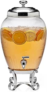 Godinger Dublin Glass Dispenser with Metal Stand : Amazon.ca: Home