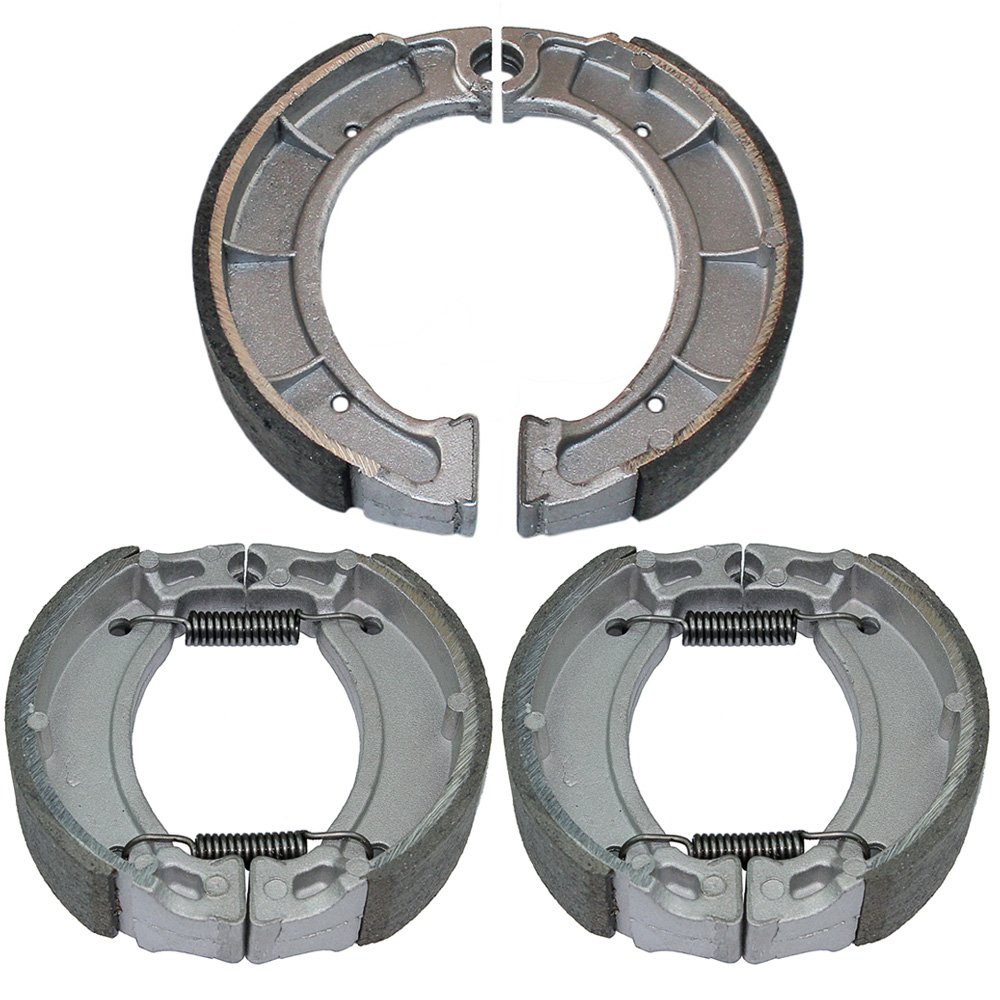 Amazon.com: Caltric Front & Rear Brake Shoes Compatible with Yamaha ...
