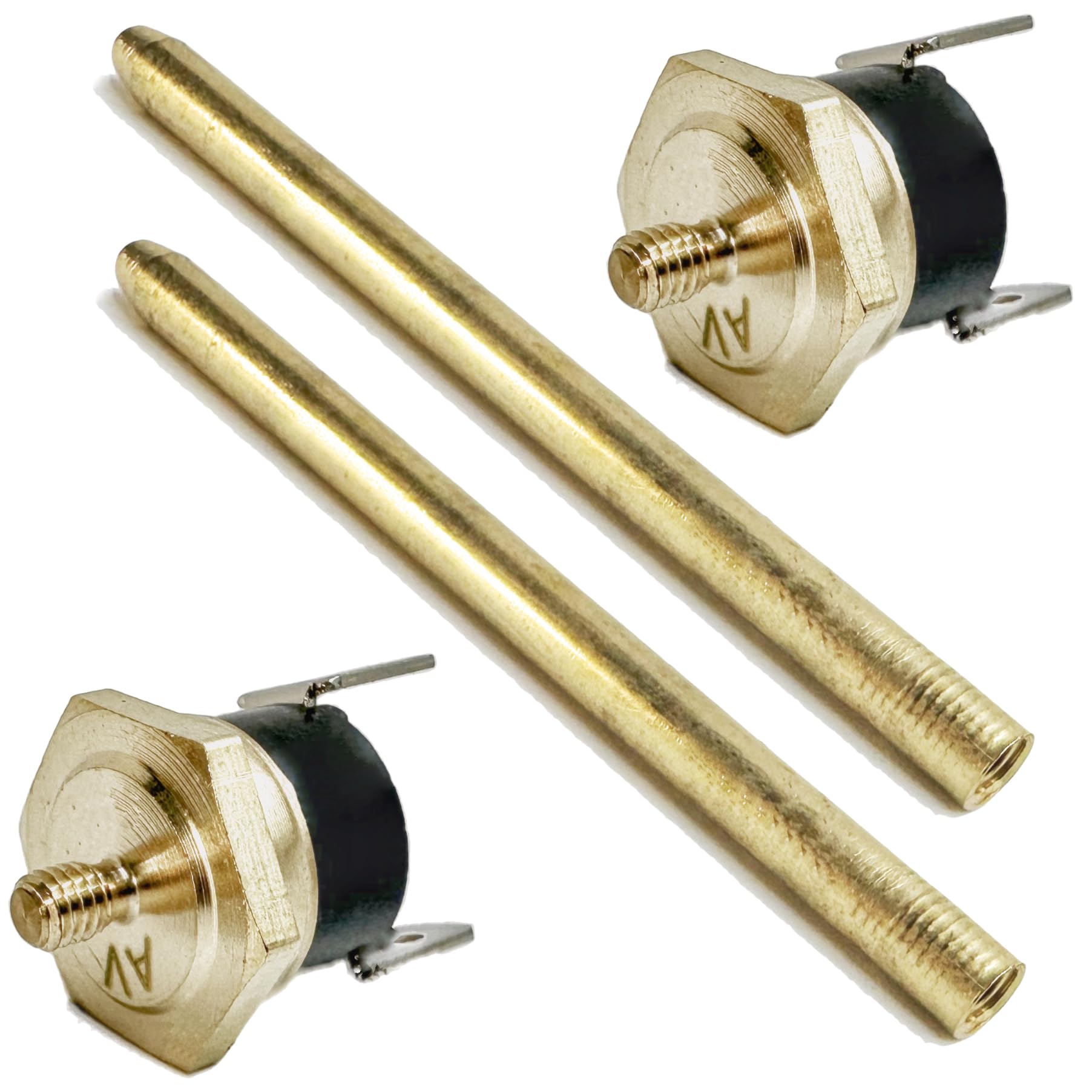 Amazon.com: American Volt Electric Fan Push-in Radiator Fin Brass Probe ...