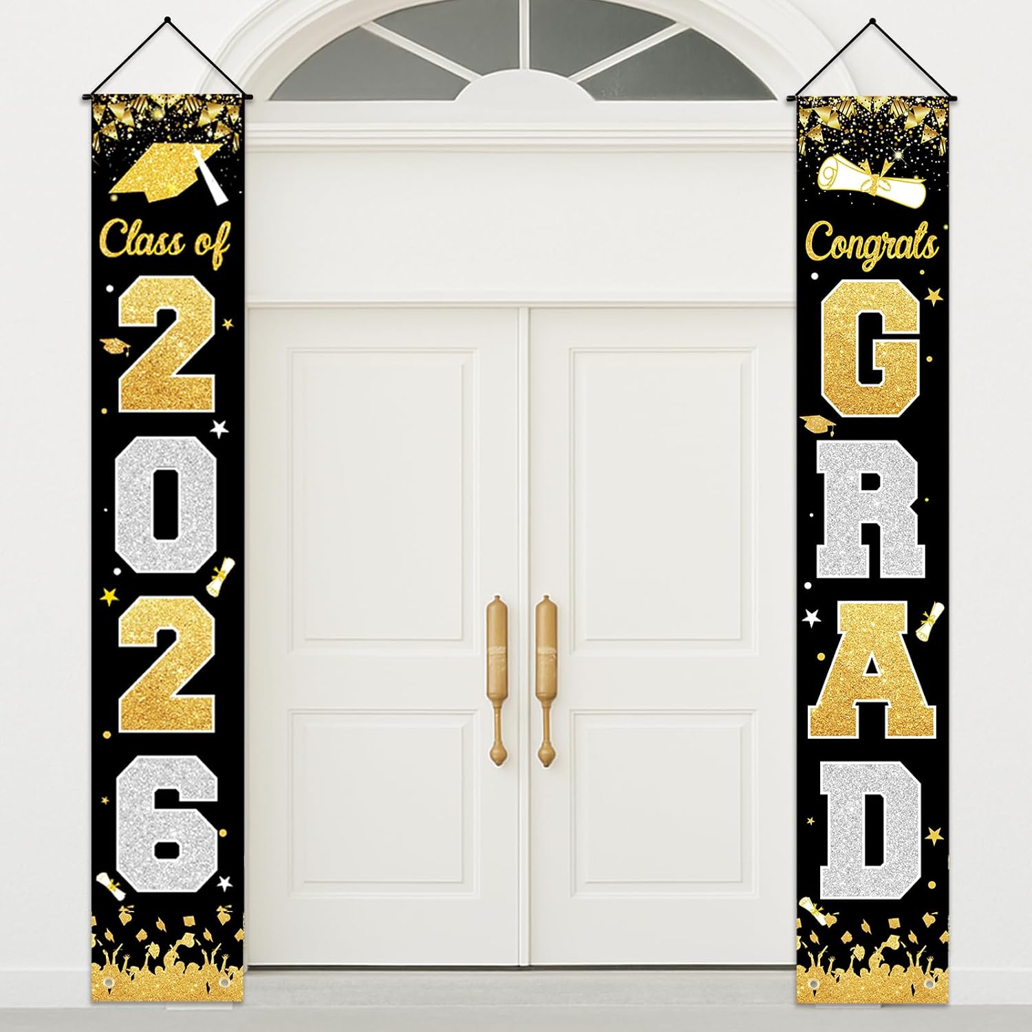 Amazon.com: 71 x 12 Inches Graduation Door Banner Set for Doorway Porch ...
