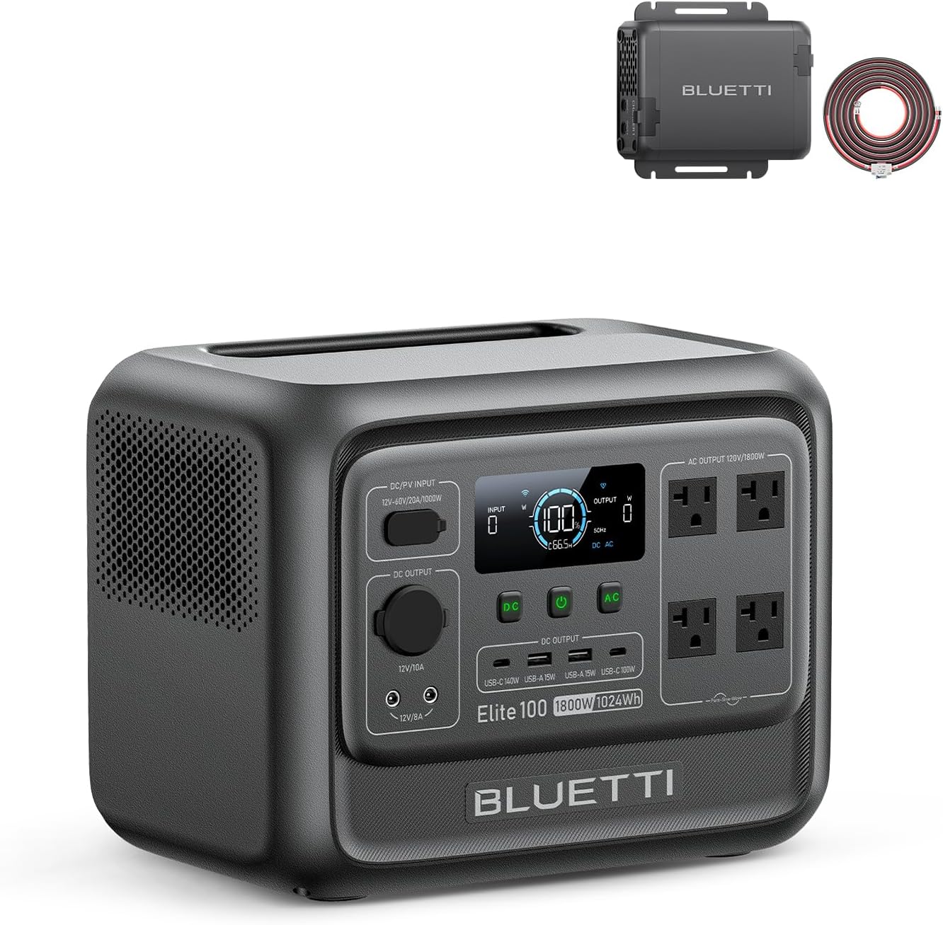Amazon.com : BLUETTI Elite 100 V2 (2025 New) Portable Power Station & Charger 1 (ships ...