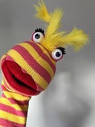 Amazon.com: The Puppet Company - Knitted Puppet - Lipstick, 15 inches ...