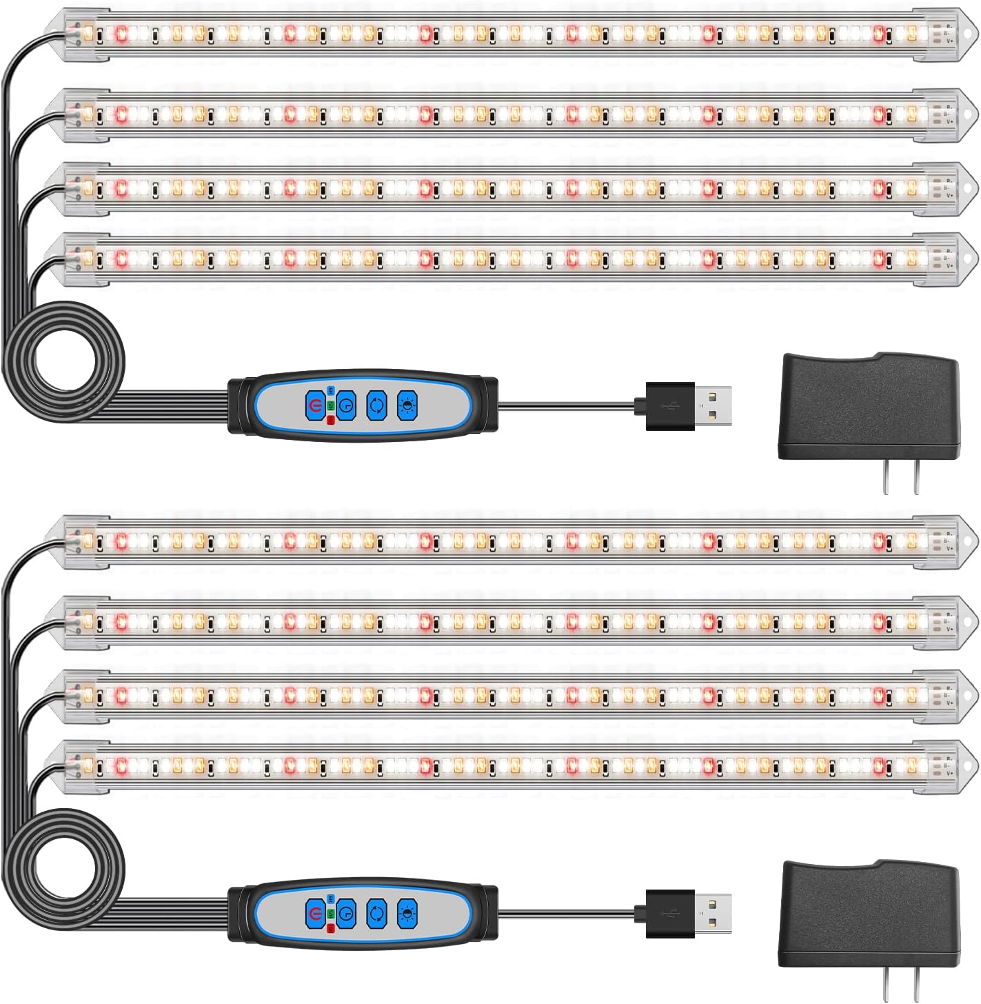 Kullsinss Grow Light for Indoor Plants, Full Spectrum LED Plant Grow ...