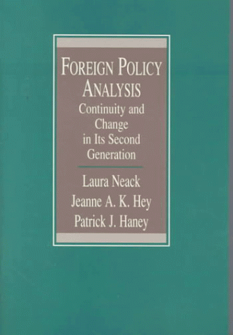 Amazon.com: Foreign Policy Analysis: Continuity and Change in Its Second Generation ...