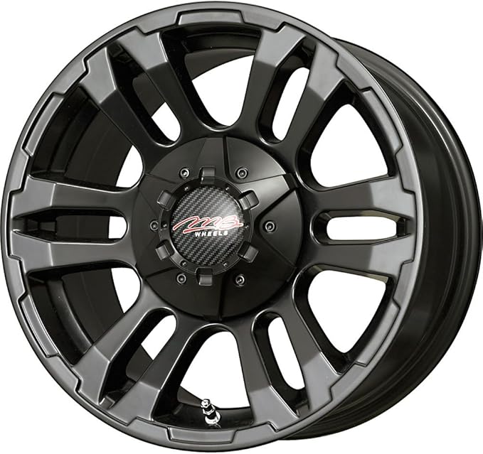 Amazon.com: MB Wheels Motoring TKO Matte Black Wheel with Painted ...