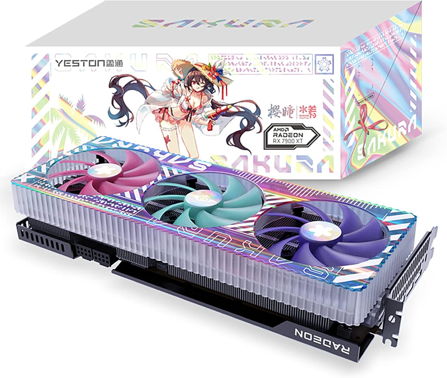 DIERI RX7900XT-20GD6 Sugar YA Graphics Card 20G/320bit/GDDR6 Memory ...