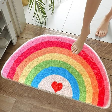 Amazon.com: Cute Doormat for Kids - Microfiber Absorbent Bathroom Mats ...