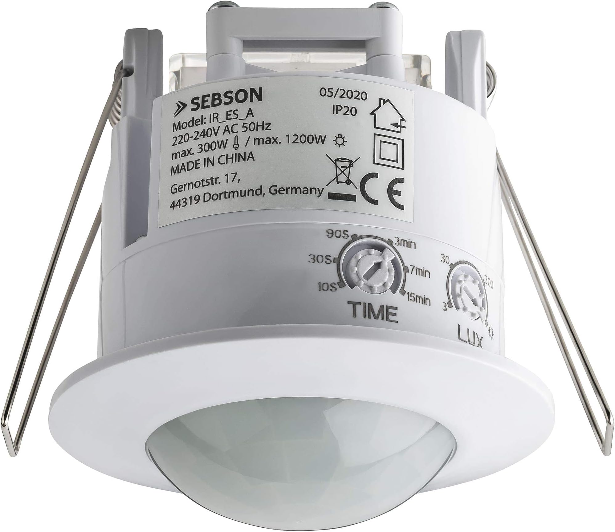 MK Simple Fit Sensor K5015 360 Flush Ceiling Mounted PIR Sensor ...