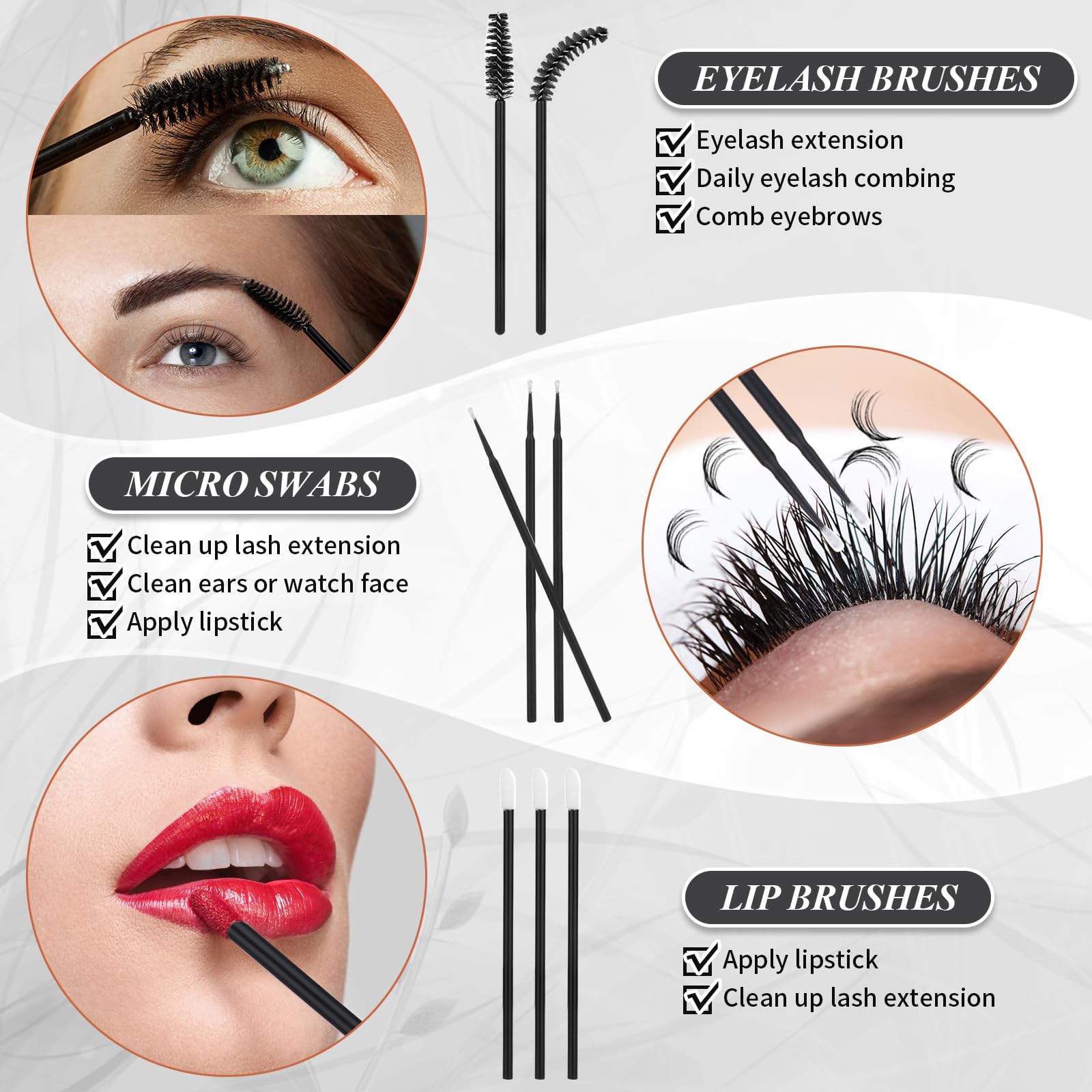 Eyelash Kit for Lash Extension, Lash Tech Supplies with Mannequin ...