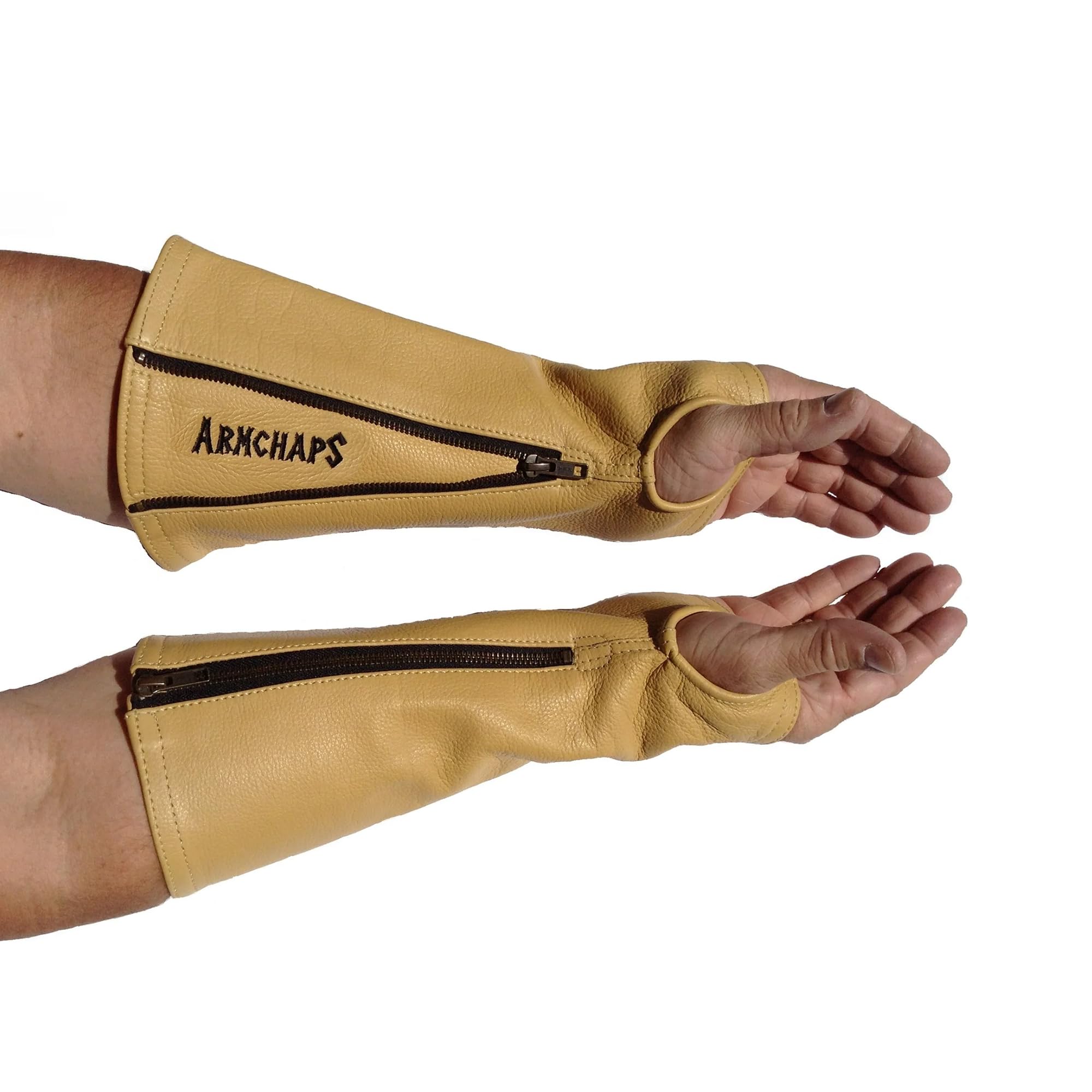 Amazon.com: Arm Chaps Leather Protective Sleeves Arm Guard - Prevent ...