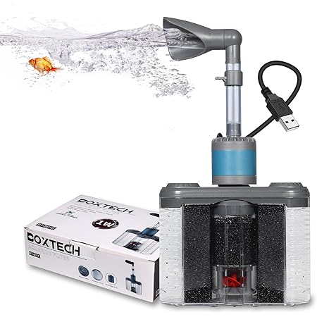 boxtech Aquarium Filter with Water Pump,Internal Fish Tank Filter ...