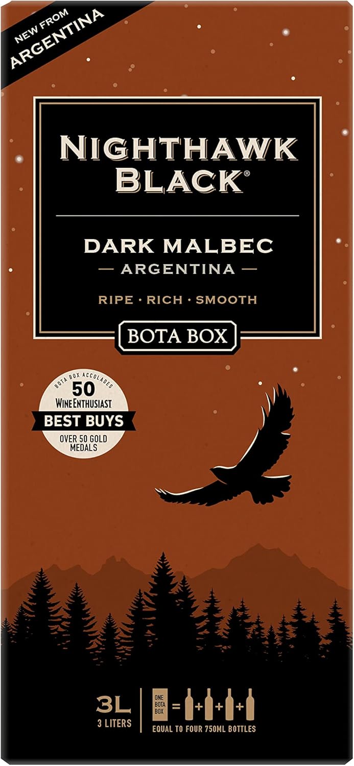 Bota Box Nighthawk Black Malbec, 3 Liters at Amazon's Wine Store
