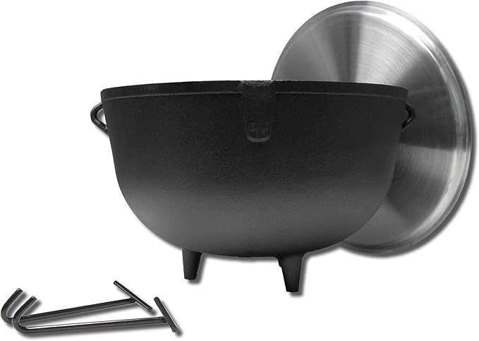 Amazon.com: King Kooker 5940 10-Gallon Heavy Duty Cast Iron Jambalaya ...