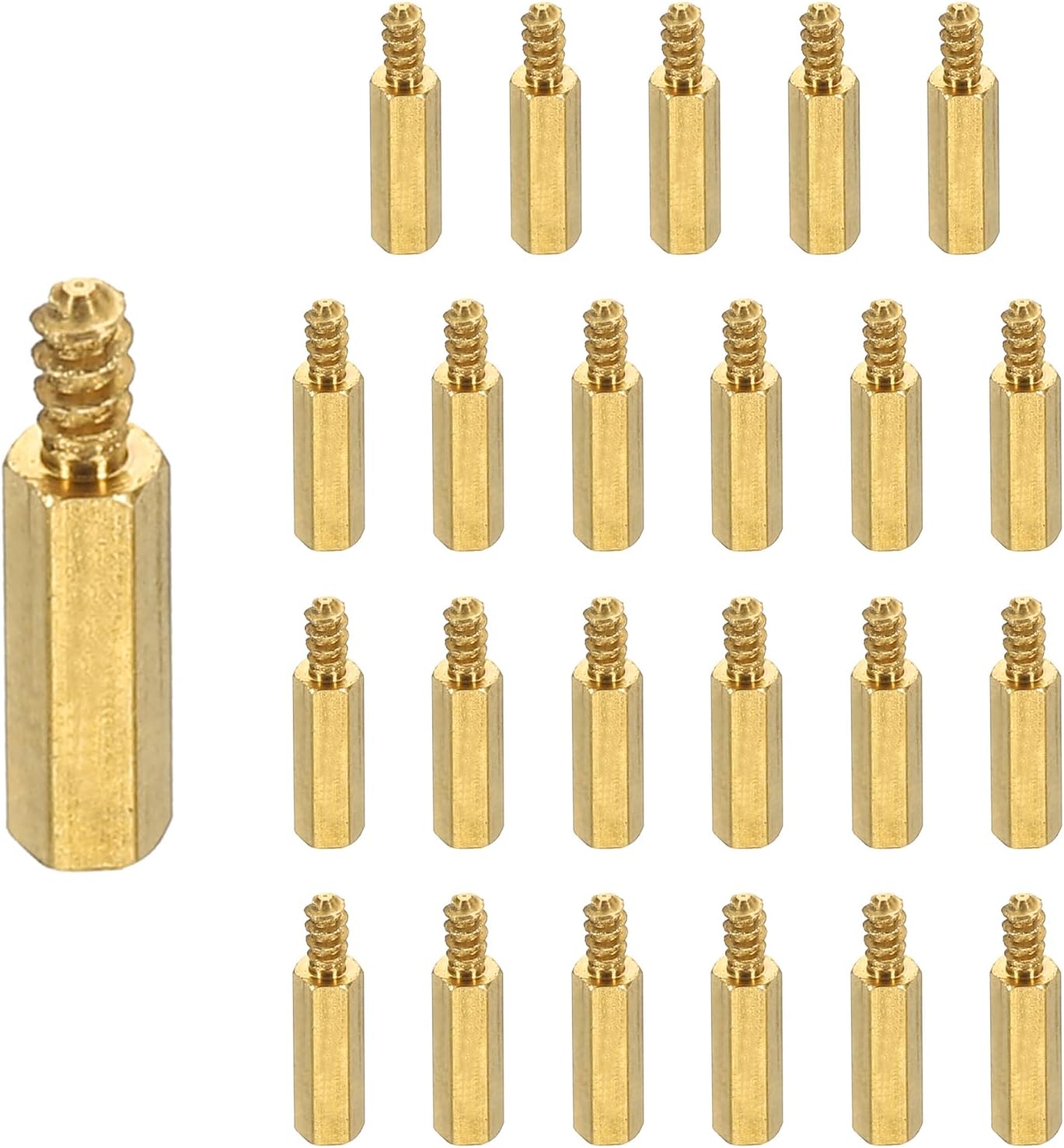 PATIKIL 24pcs M2 Male to Female Self-Tapping Hex Standoffs Spacers ...