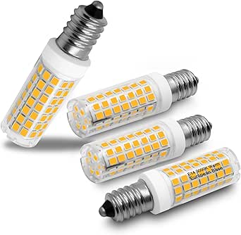 TRIJZHOU E14 LED Light Bulb 6W 120V European Equivalent 60W Halogen ...