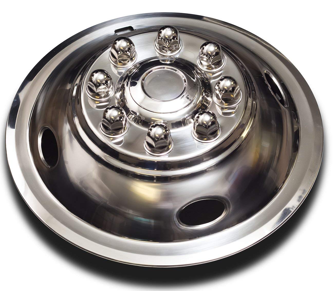 Amazon.com: 16" 8 Lug snap on Front hubcap for dually Truck or ...