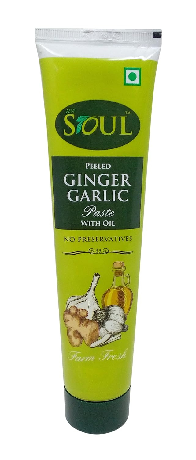 Soul Spice Paste - Ginger Garlic with Oil, 175g Tube : Amazon.in ...
